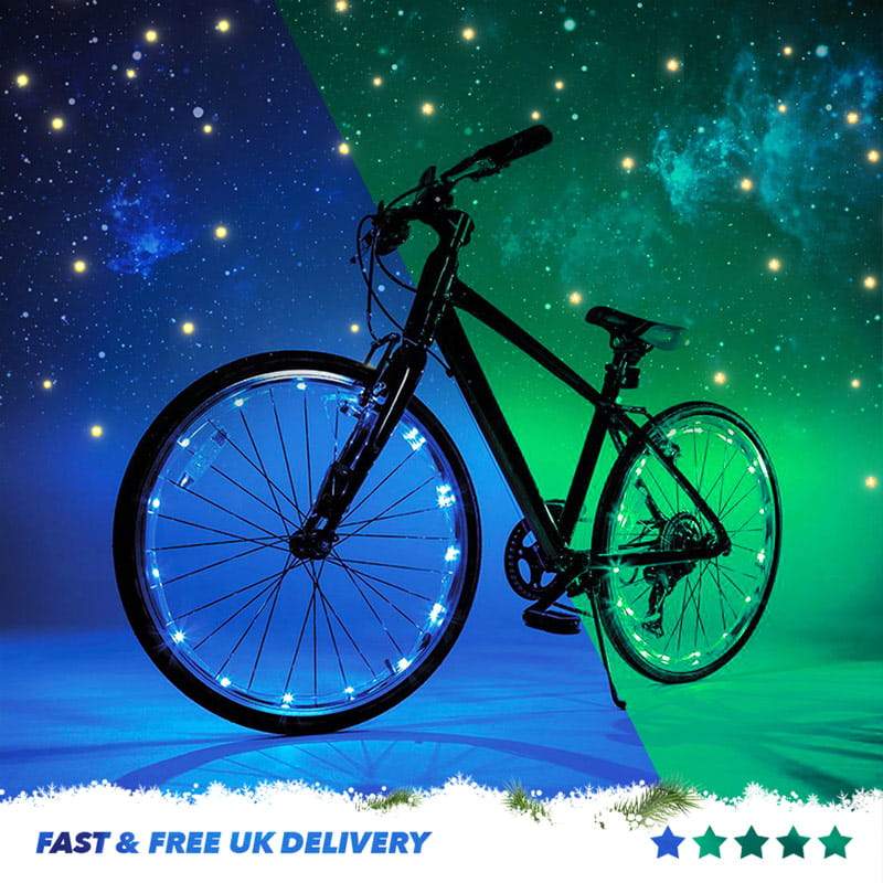 360° Super-Bright Bicycle Spoke Lights™ • Extra Safety & Visibility ...